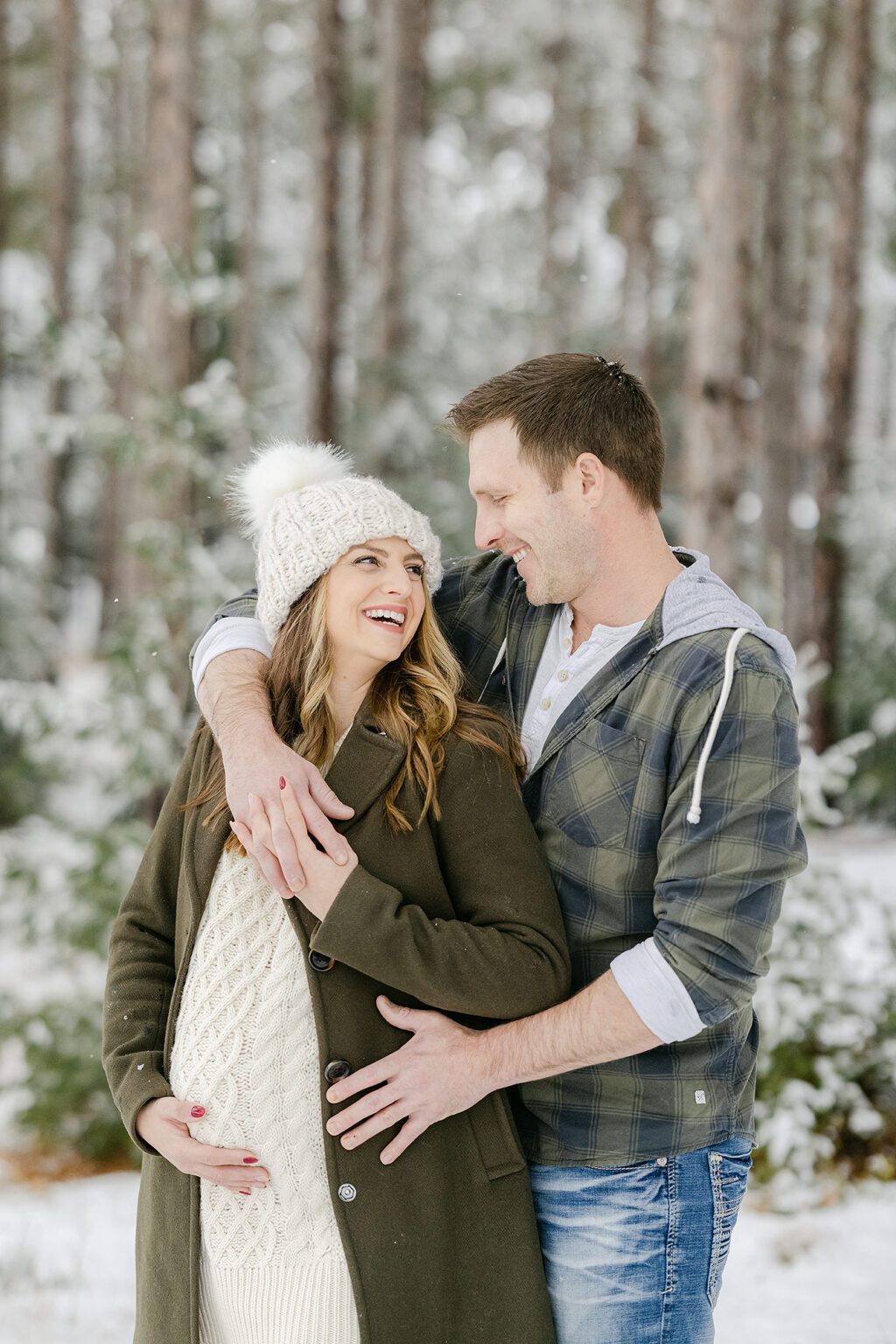 Maternity Photos Hansen Tree Farm - JM Photography