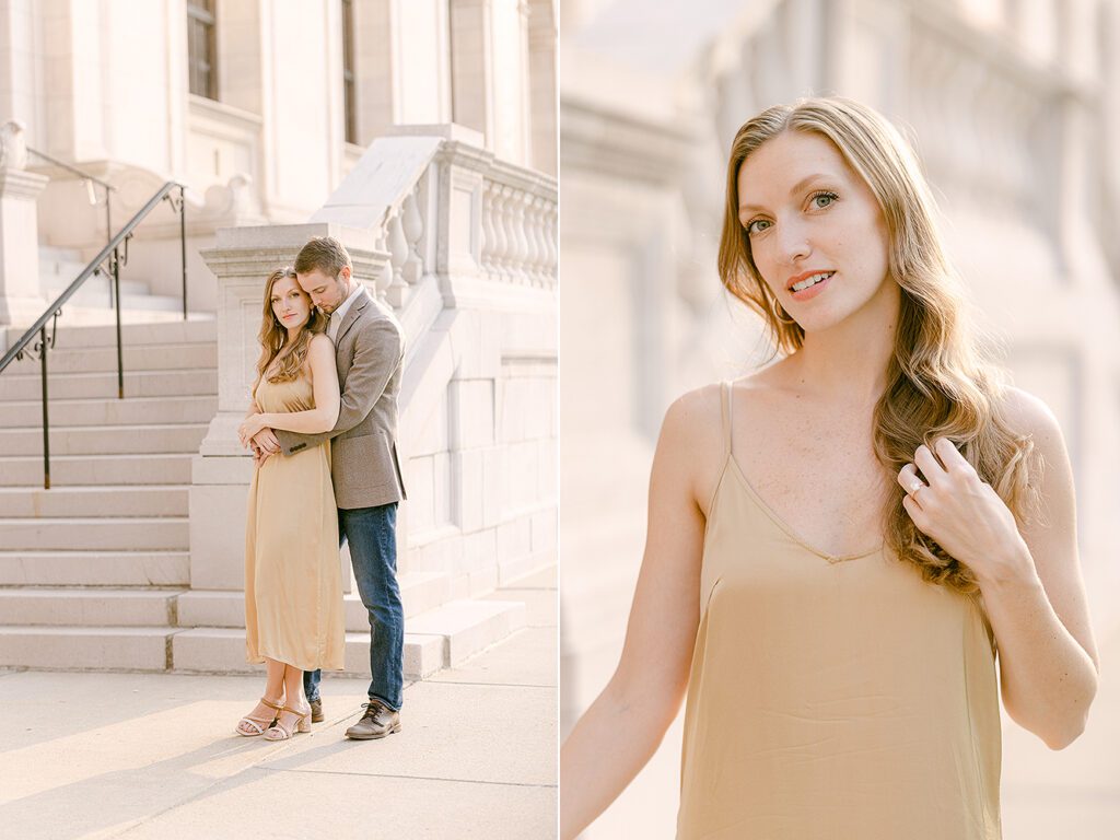 Engagement Photos St. Paul James J. Hill Library - JM Photography
